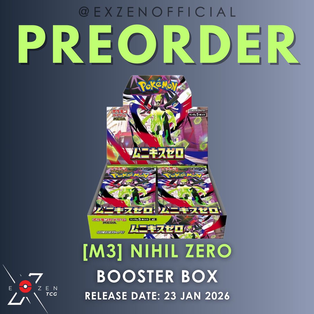 Pokemon Nihil Zero Booster Box [Japanese][m3], Hobbies & Toys, Toys ...