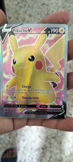 Pikachu V 170/195 Pokemon Card, Hobbies & Toys, Toys & Games on Carousell