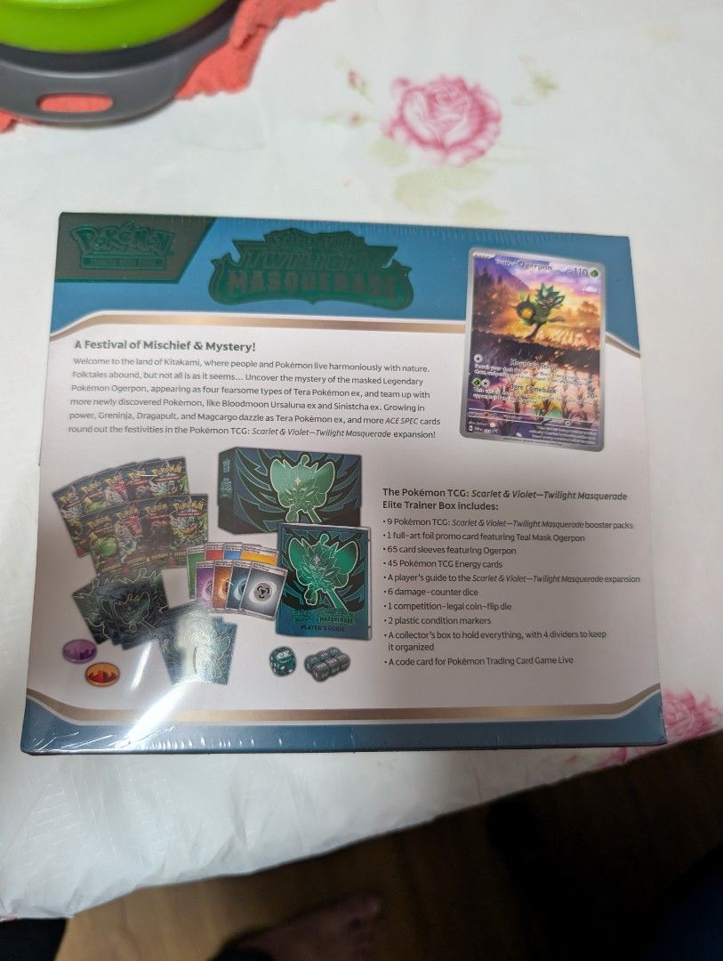Pokemon TCG: Scarlet & Violet - Twilight Masquerade Elite Trainer Box ...