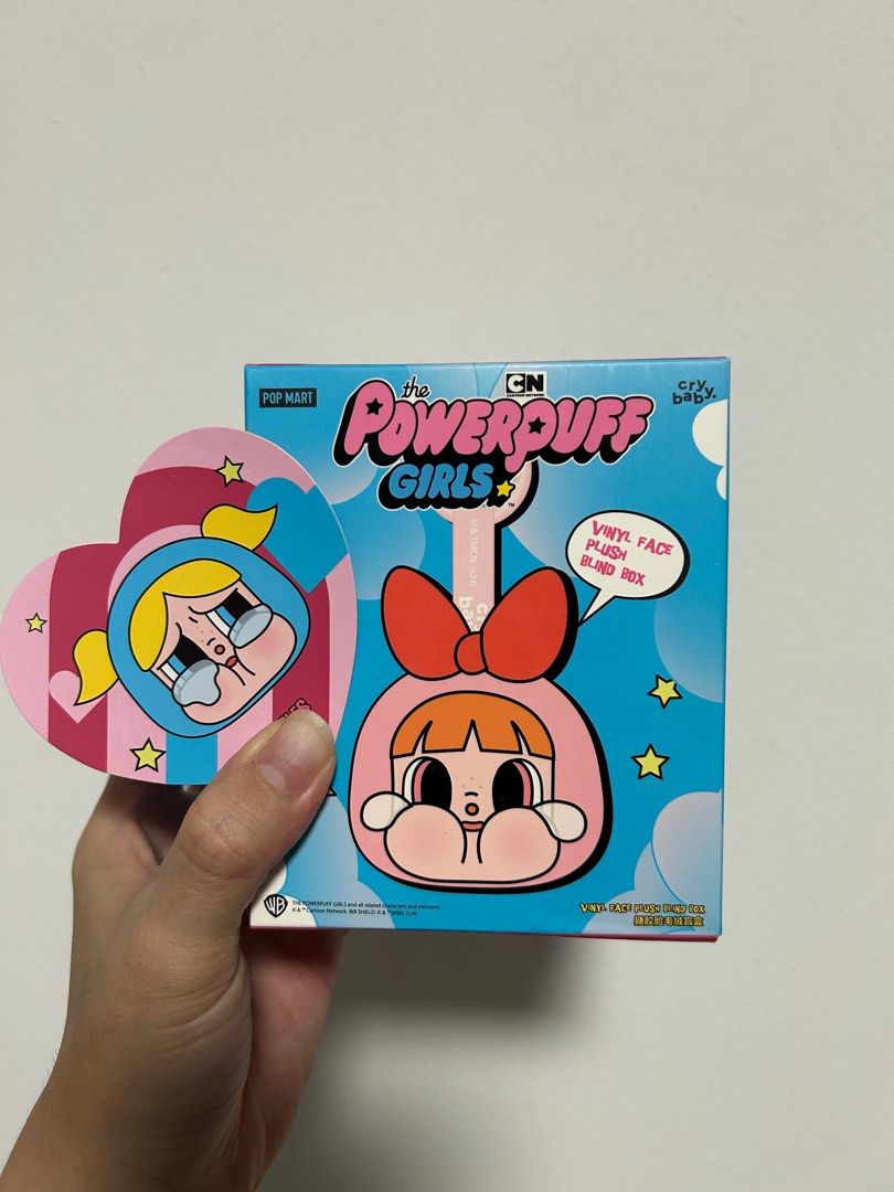 POP MART Powerpuff Girls Vinyl Face Plush Blind Box, Hobbies & Toys ...
