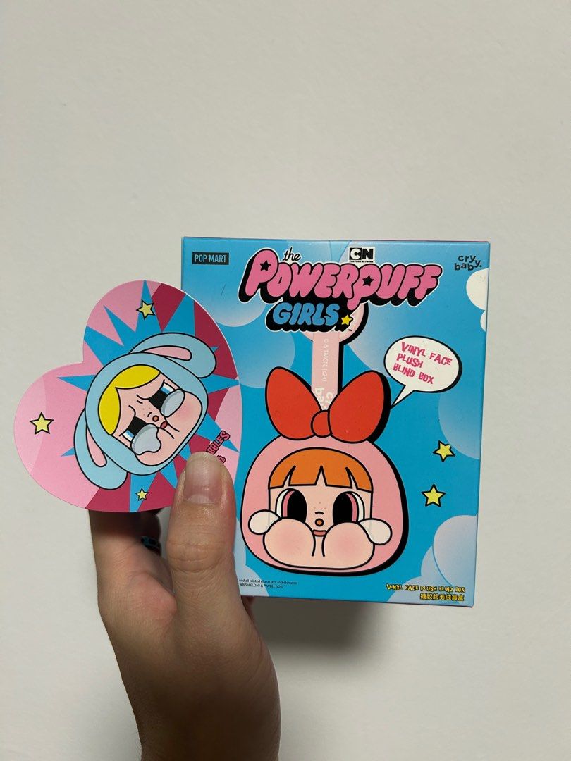 Pop Mart Powerpuff Girls Vinyl Face Plush Blind Box, Hobbies & Toys ...