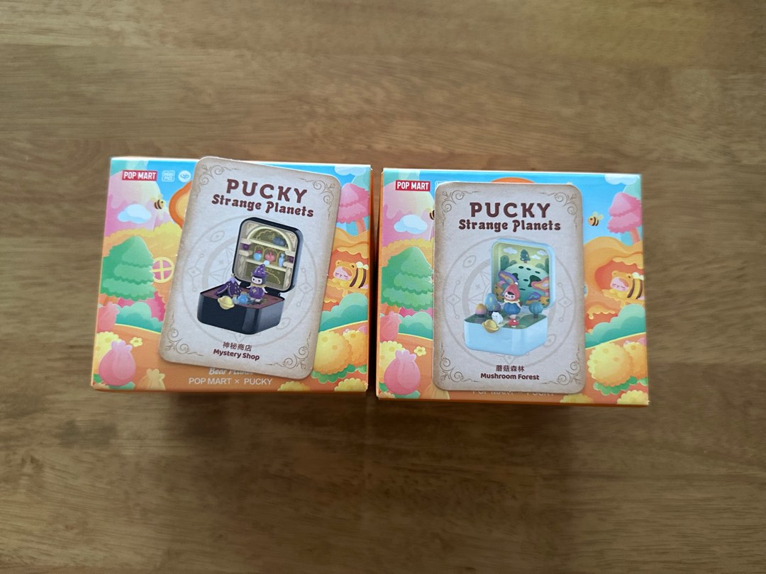 [Popmart] Pucky Strange Planets Series Scene Box, Hobbies & Toys, Toys ...