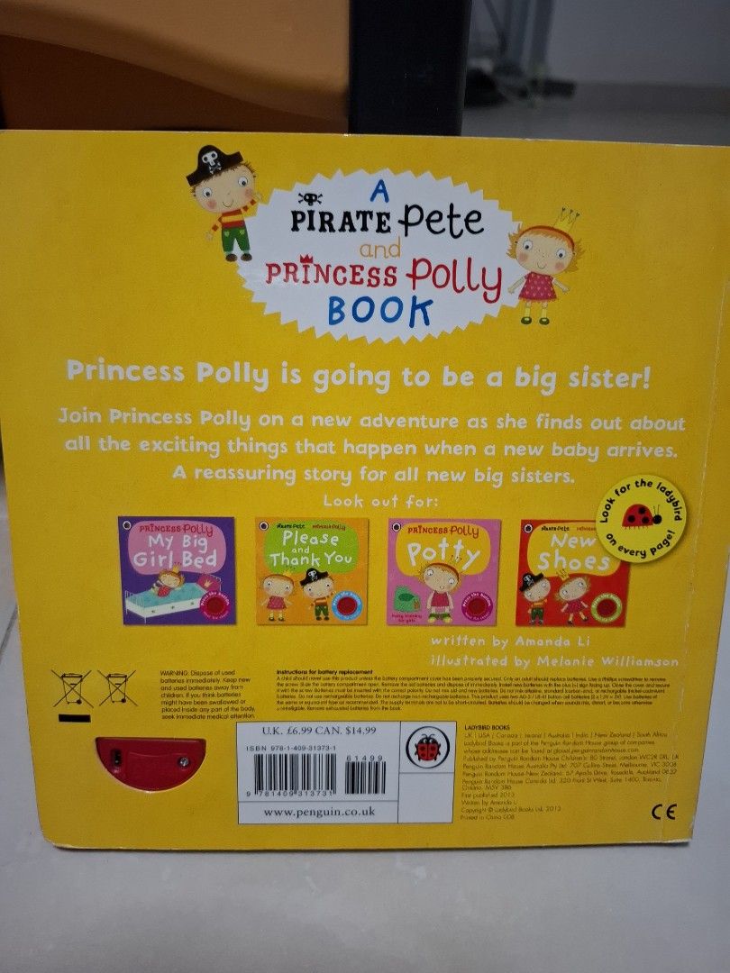 Princess Polly I'm a New Big Sister, Hobbies & Toys, Books & Magazines ...