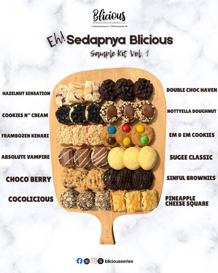 Sample kit Cookies 2026, Food & Drinks, Homemade Bakes on Carousell