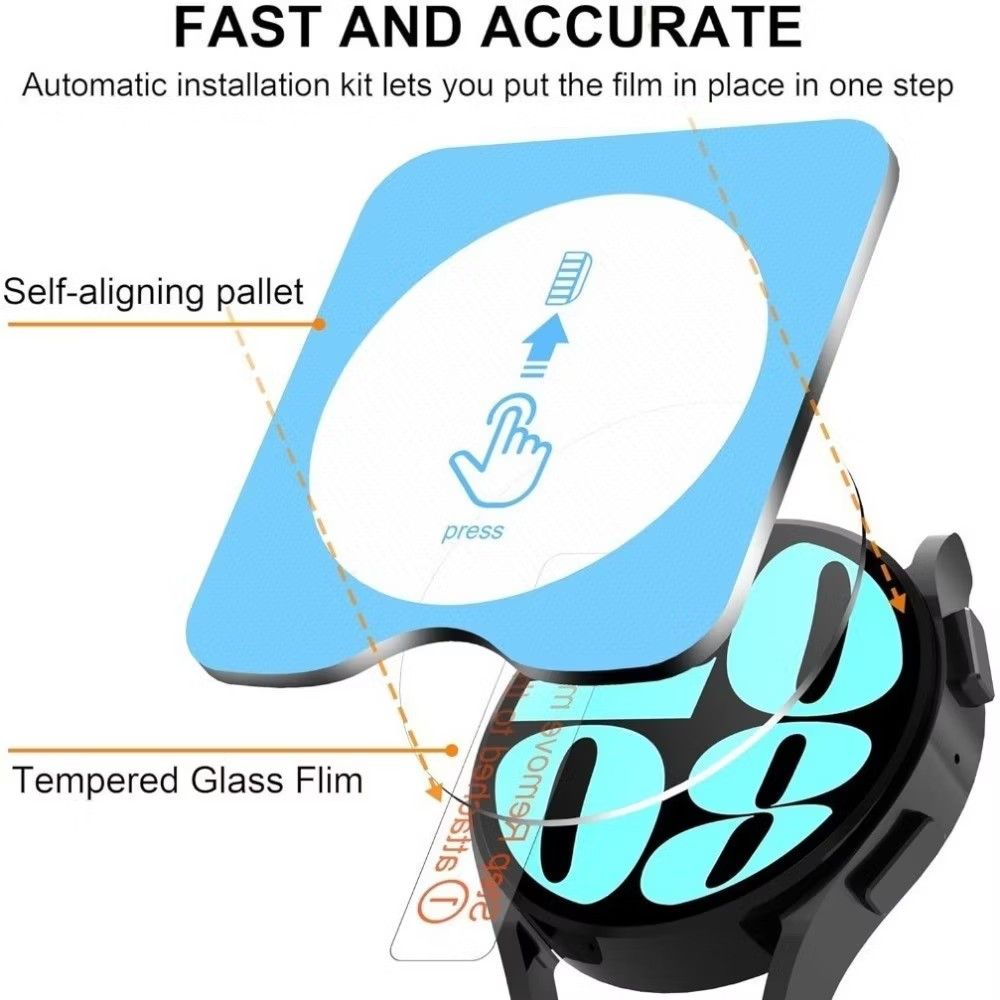 Samsung watch 8 40mm tempered glass, Mobile Phones & Gadgets, Wearables ...