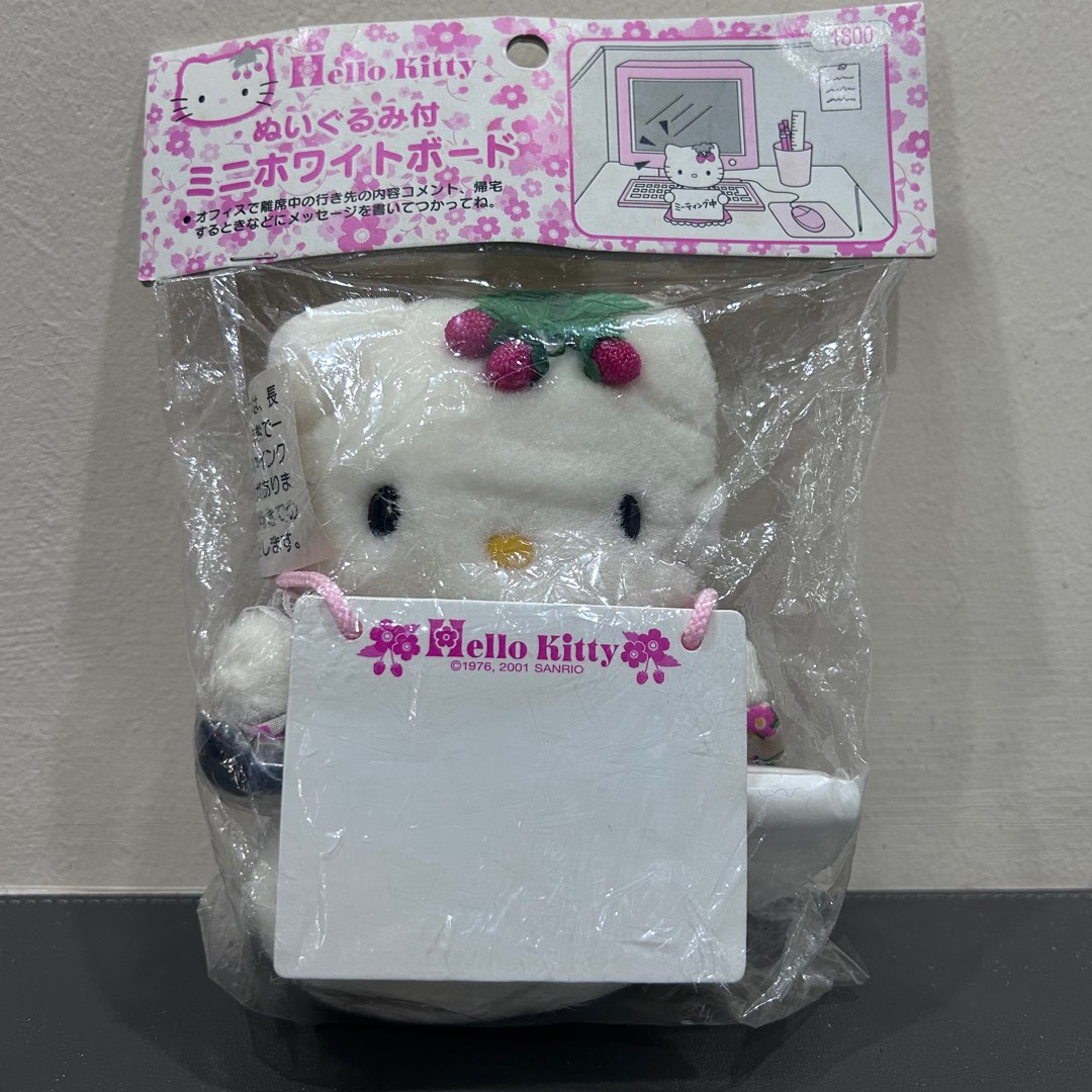 Sanrio Hello Kitty Mini Whiteboard Plushie, Hobbies & Toys, Toys ...