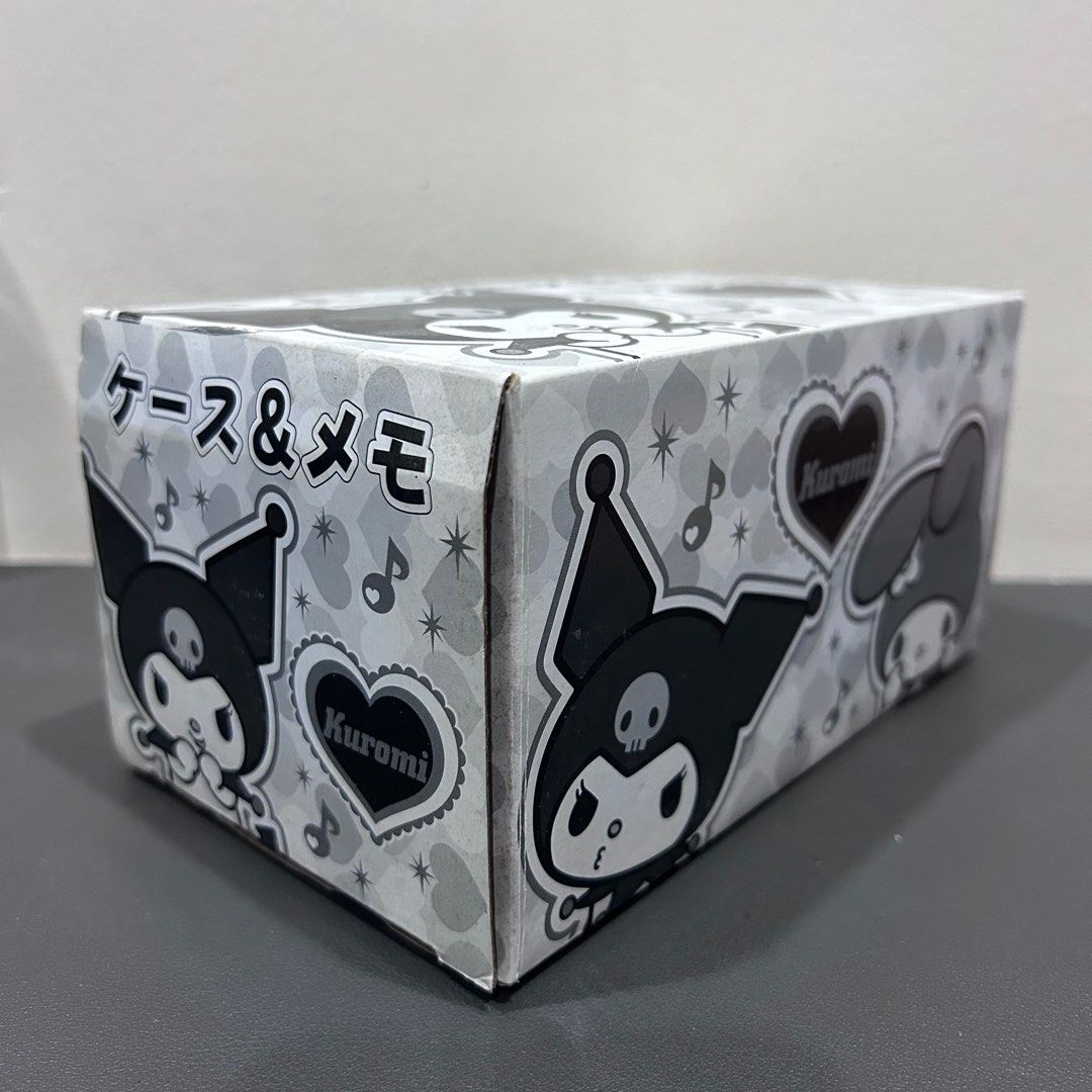 Sanrio Kuromi Acrylic Storage Box with Memo Pad, Furniture & Home ...