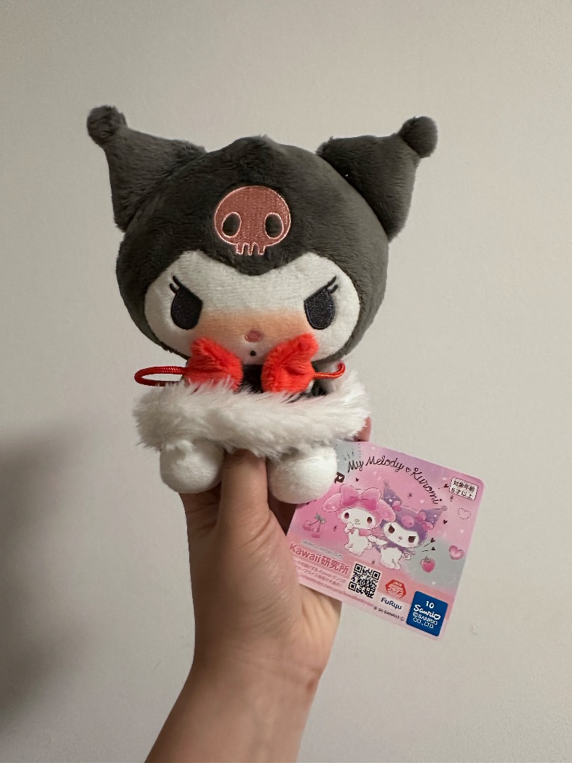 Sanrio Kuromi Winter Plush, Hobbies & Toys, Toys & Games on Carousell