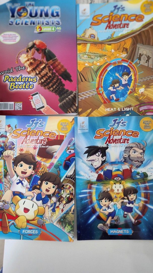 Science Adventure Books - Heat & Light, Magnets, Forces, Hobbies & Toys ...