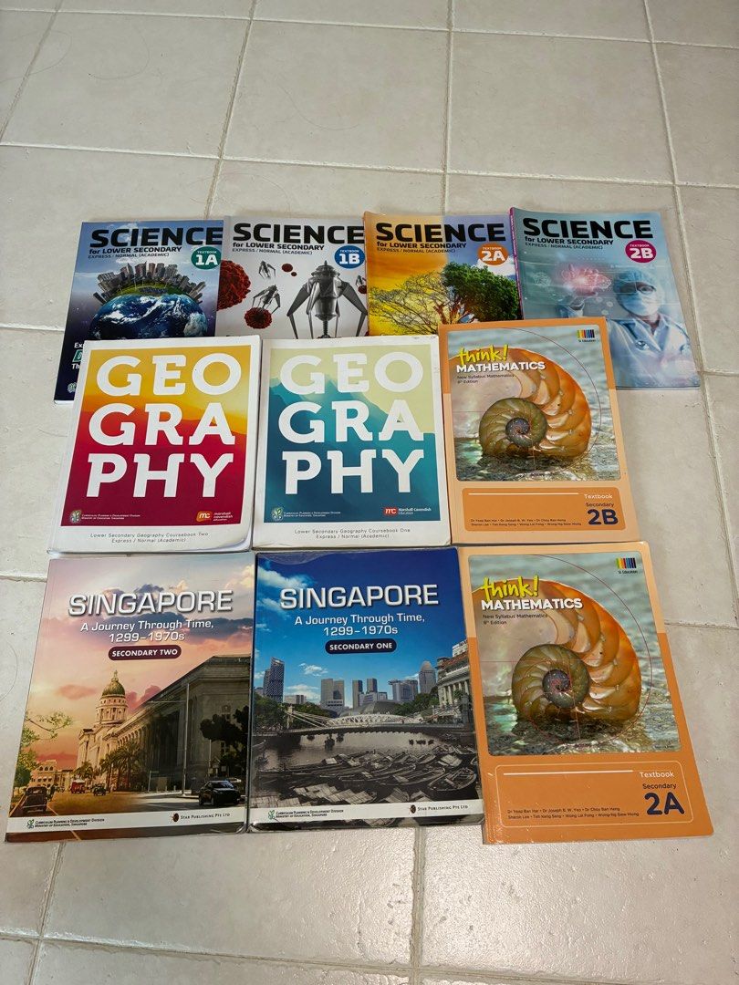 Secondary School Textbooks - Science, Geography, Mathematics, History ...