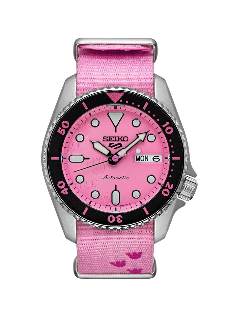 Seiko 5 Sports Pink Panther Limited Edition Watch, Men's Fashion ...