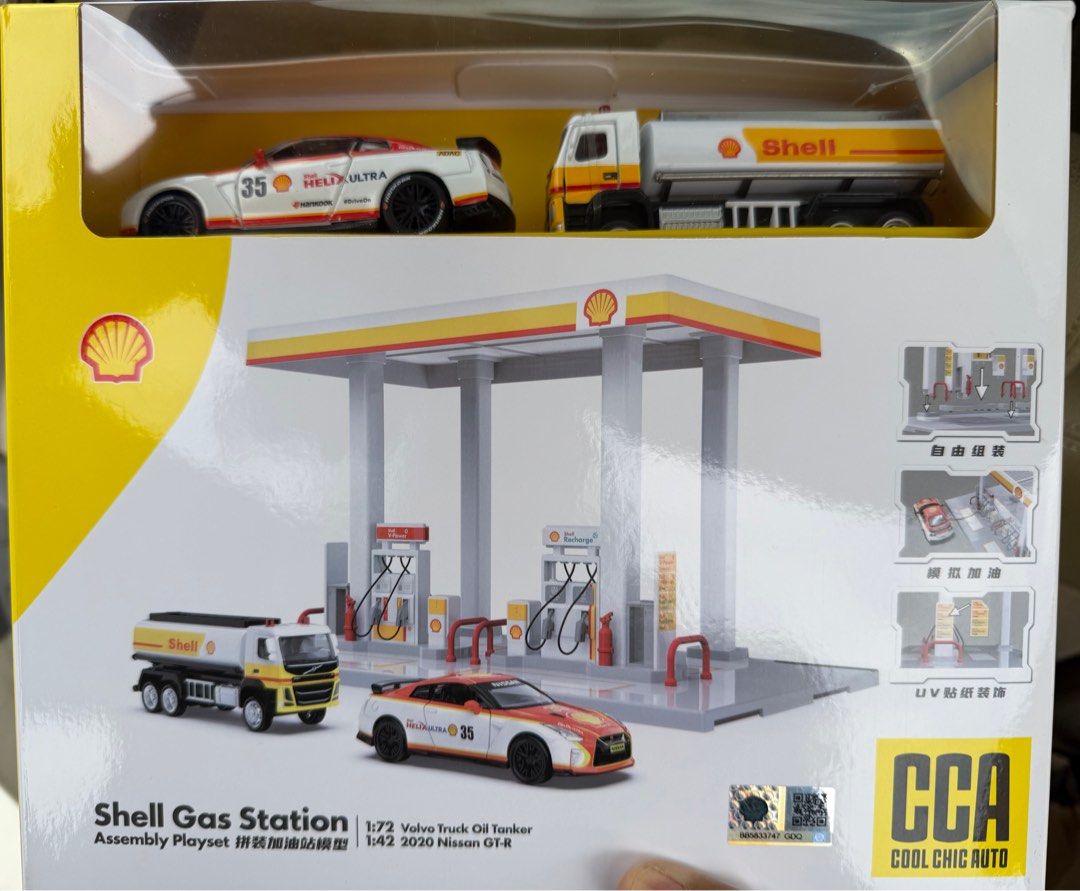 Shell Gas Station Assembly Playset - Cool Chic Auto, Hobbies & Toys ...