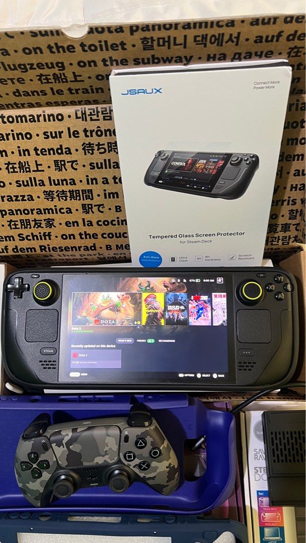 Steam Deck OLED 512GB + 256GB SanDisk Extreme microSD, Video Gaming ...