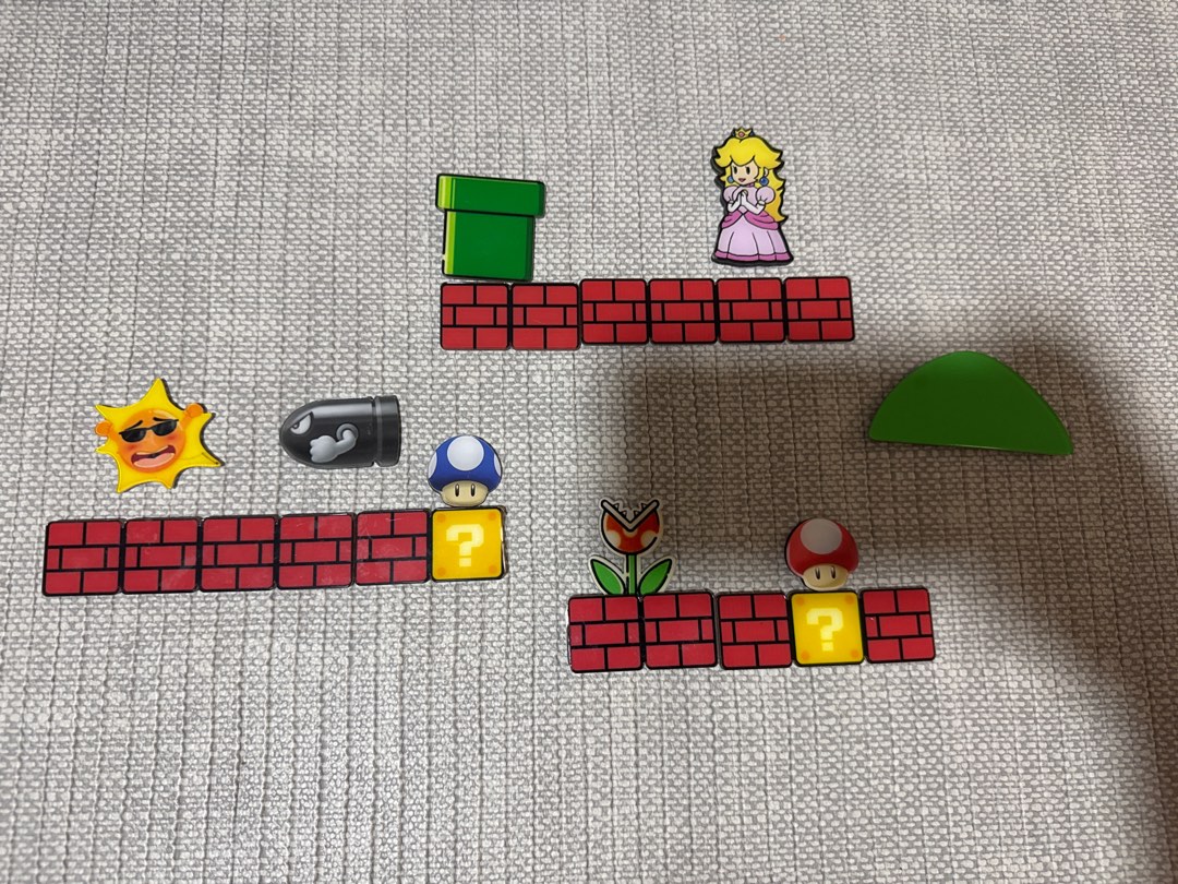 Super Mario Magnetic Building Blocks Set, Hobbies & Toys, Toys & Games ...