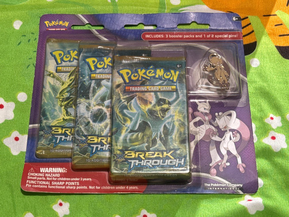 SUPER RARE - 3 x XY Breakthrough Booster Packs, Including Mega ...