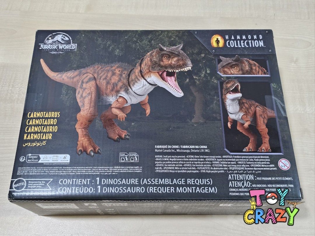 Tap to Zoom Jurassic World Hammond Collection Carnotaurus Dinosaur ...