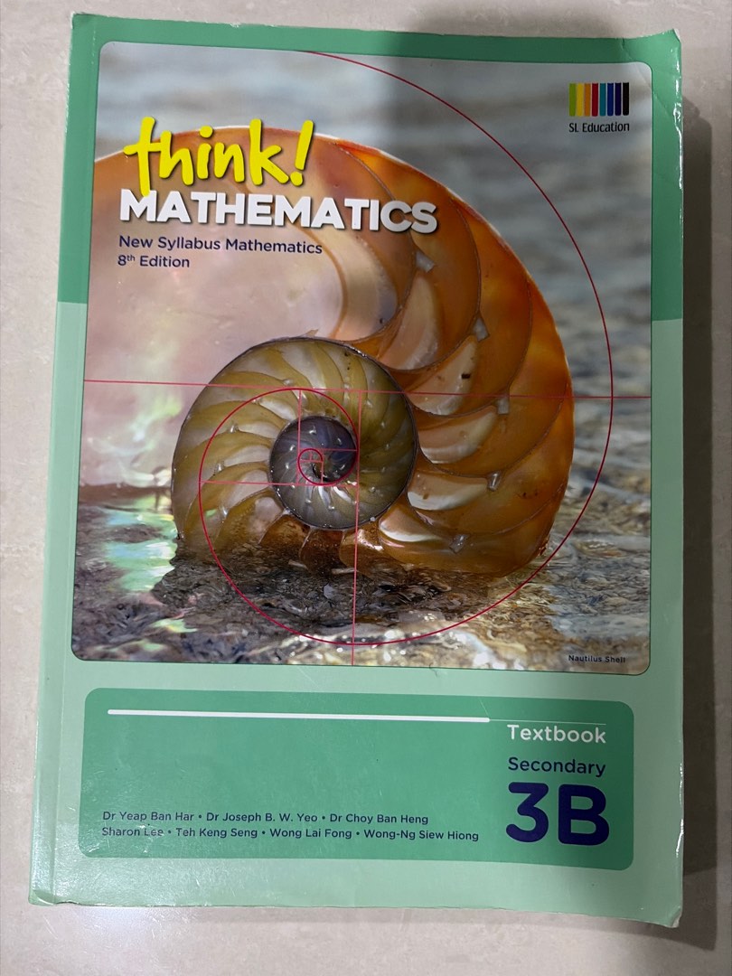 Think! Mathematics Textbook Secondary 3B, Hobbies & Toys, Books ...