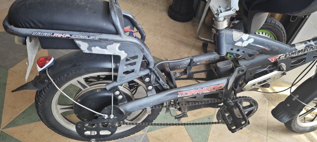 Ownership Transferable Working Blue Tag Tornado Commando Ebike 48V25AH ...