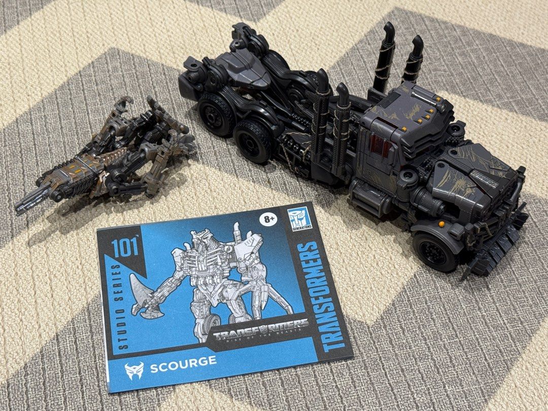 Transformers Studio Series Rise of the Beast Leader Class Scourge Loose ...