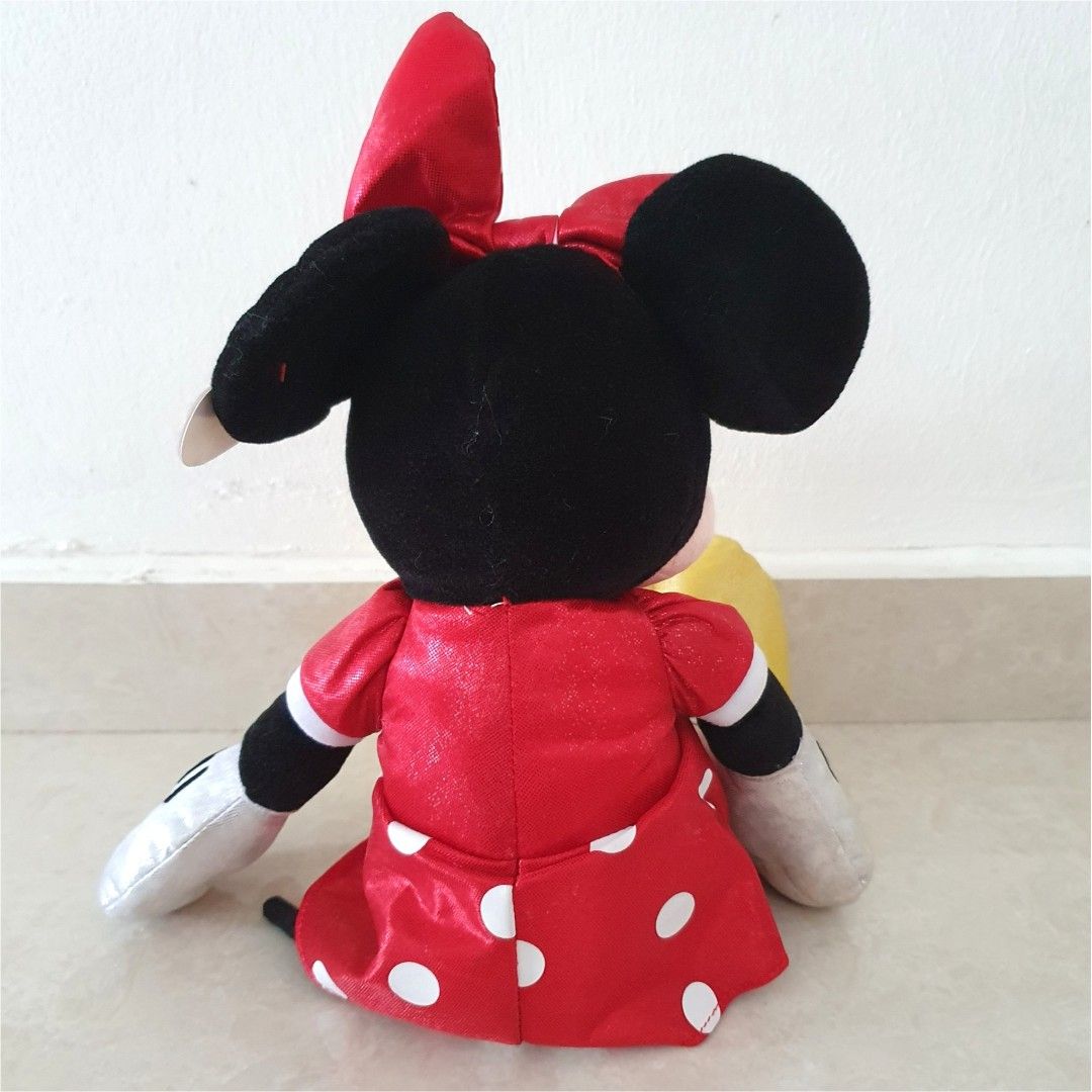 TY Beanie Baby Minnie Mouse 22cm Stuffed Plush Soft Toy, Hobbies & Toys ...