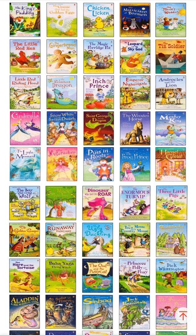 Usborne My Reading Library - 50 Books, Hobbies & Toys, Books ...