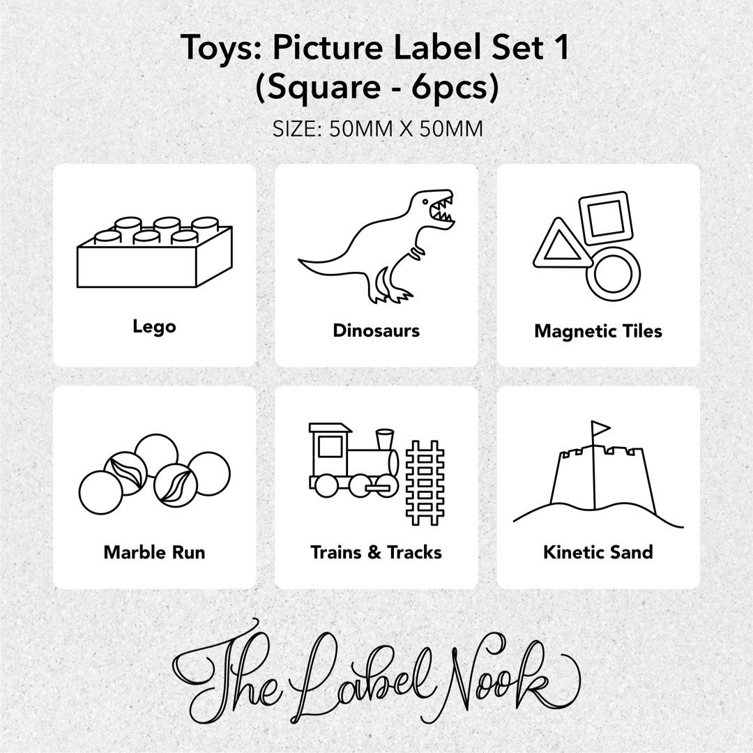 Waterproof Toy Label Stickers - Durable & Customisable, Hobbies & Toys ...
