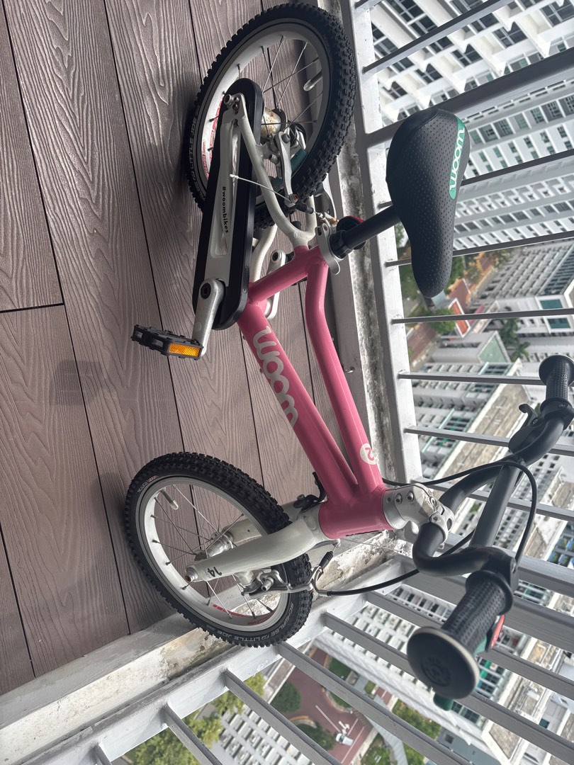 Woom 2 Kids Bike - Pink, Sports Equipment, Bicycles & Parts, Bicycles ...