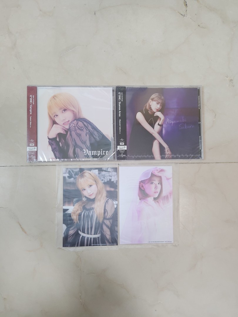 [WTS] izone yabuki nako and miyawaki sakura ahn yujin album inserts ...
