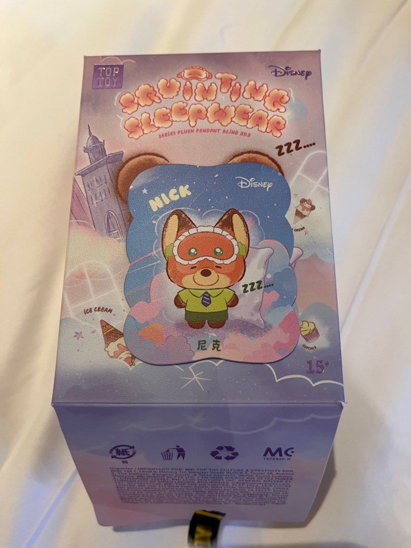 WTT Disney Zootopia Nick Wilde Sleepwear Blind Box, Hobbies & Toys ...