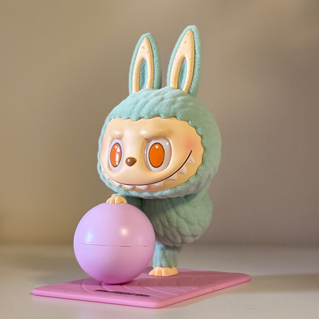 (Zone Out) POP MART The Monsters Labubu Lazy Yoga, Hobbies & Toys, Toys ...