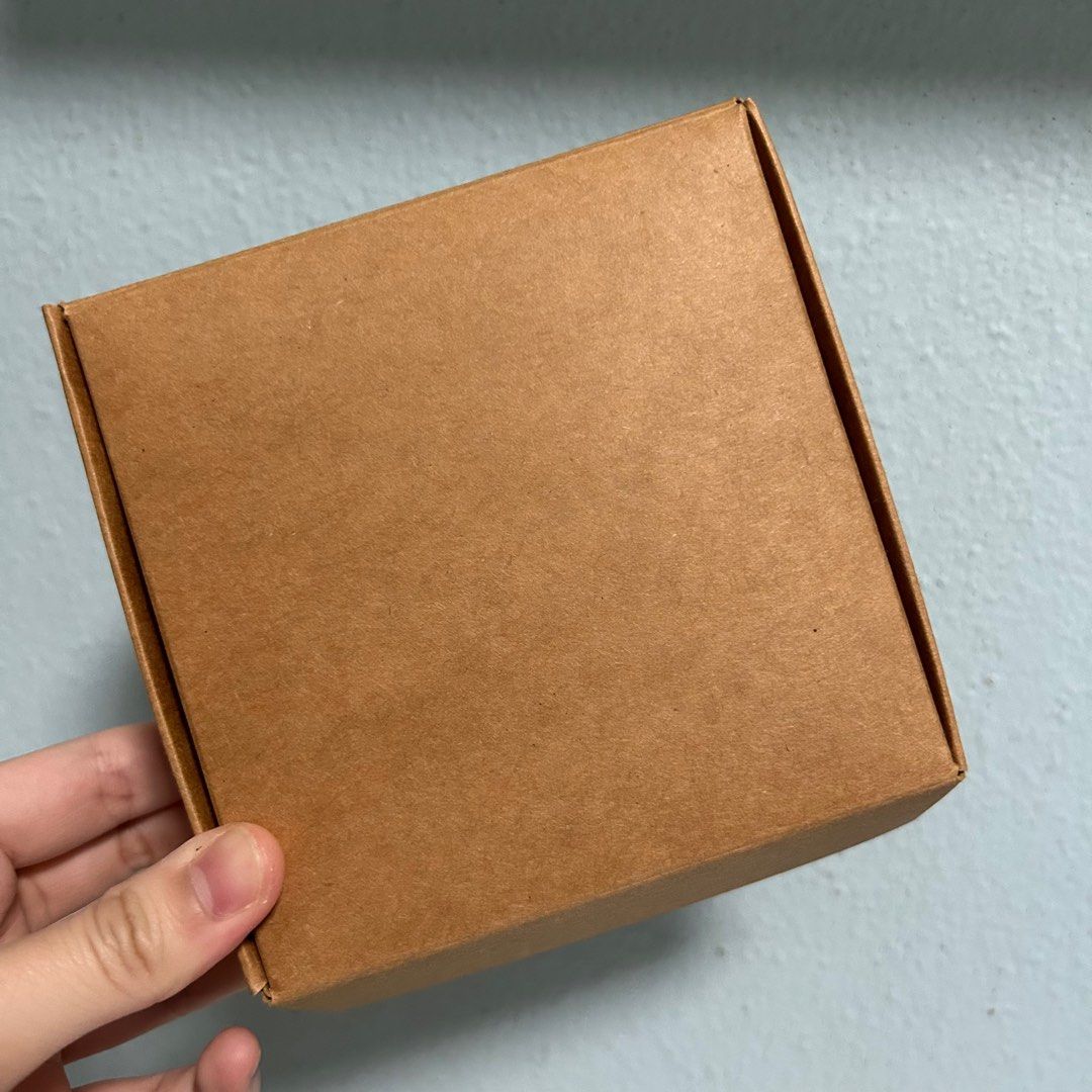 12cm x 12cm x 4cm kraft box, Hobbies & Toys, Stationery & Craft ...