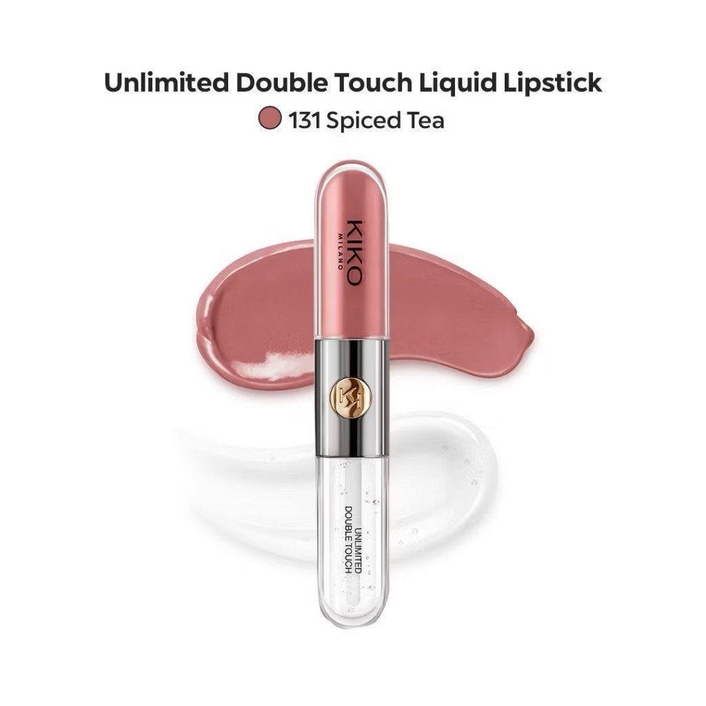 131 Spiced Tea Kiko Milano Unlimited Double Touch Lipstick, Beauty ...