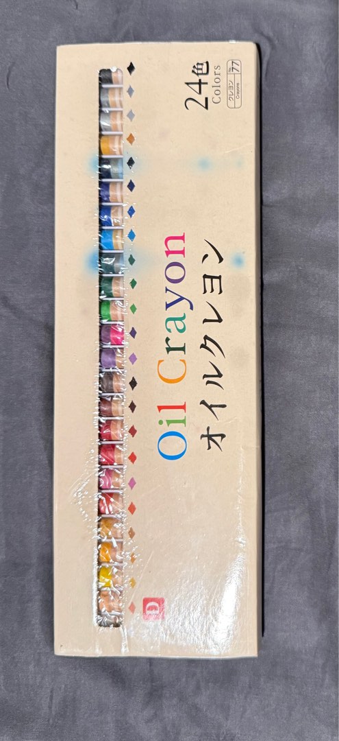 24-Color Oil Crayons, Hobbies & Toys, Stationery & Craft, Craft ...