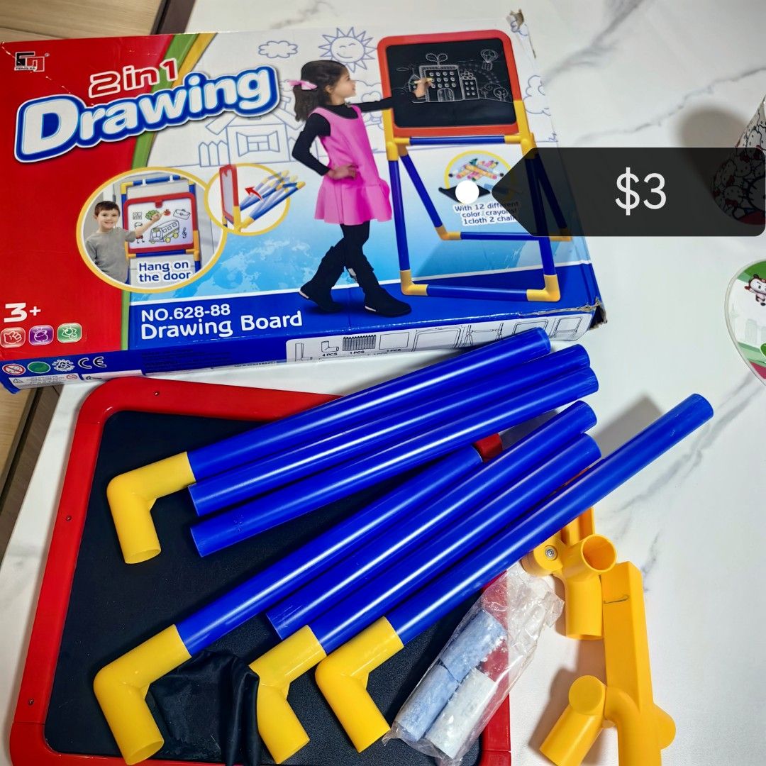 2-in-1 Drawing Board - Brand New, Hobbies & Toys, Toys & Games on Carousell