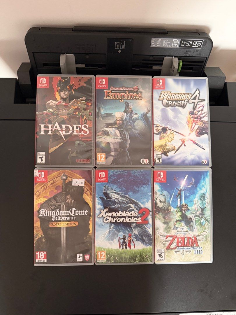 ($40 each) Nintendo Switch game Hades / Dynasty Warriors 9 empires ...