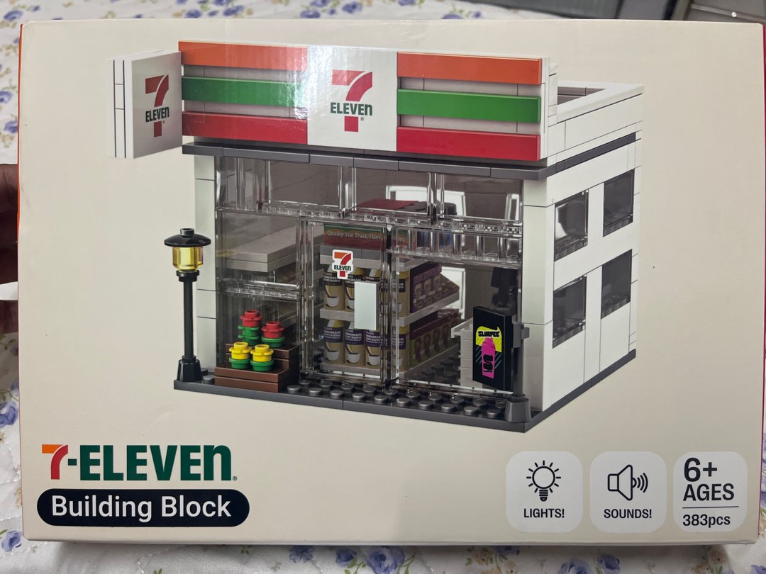7-Eleven Building Block Set with Lights & Sounds, Hobbies & Toys, Toys ...