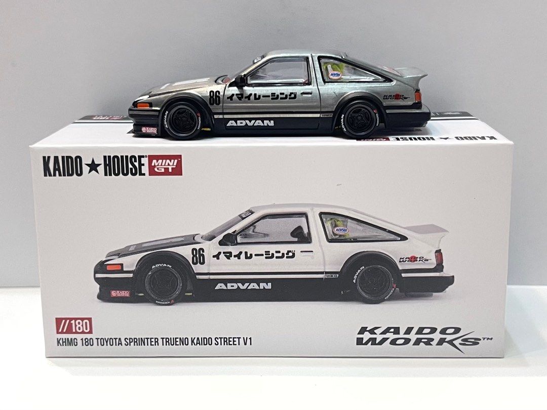 隱藏版 】Mini GT Kaido House #180 KHMG 180 Toyota Sprinter Trueno Kaido ...