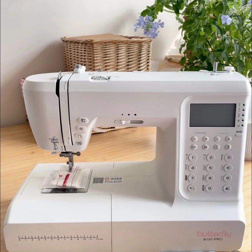 蝴蝶牌 B197 PRO 縫紉機, 家庭電器, 其他家庭電器 - Carousell