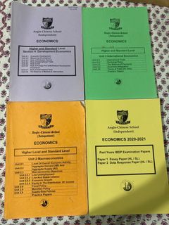 ACSI IB economics past year papers, Hobbies & Toys, Books & Magazines ...