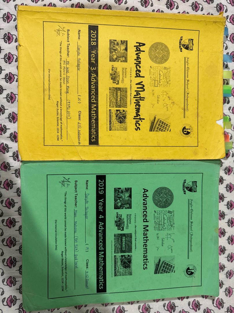 ACSI IP Sec 3 and 4 Advanced Mathematics Textbooks, Hobbies & Toys ...