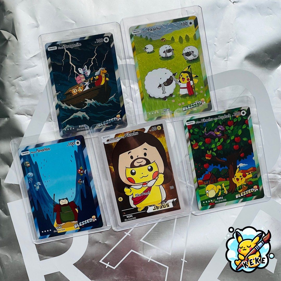 Adam Pikachu & Eve Psyduck, Hobbies & Toys, Toys & Games on Carousell
