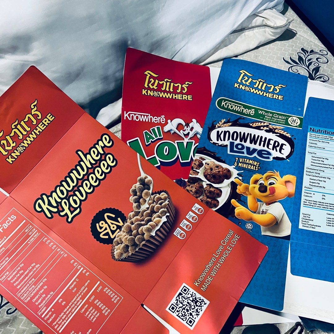 alllove X knowwhere fnf cereal box, Hobbies & Toys, Collectibles ...