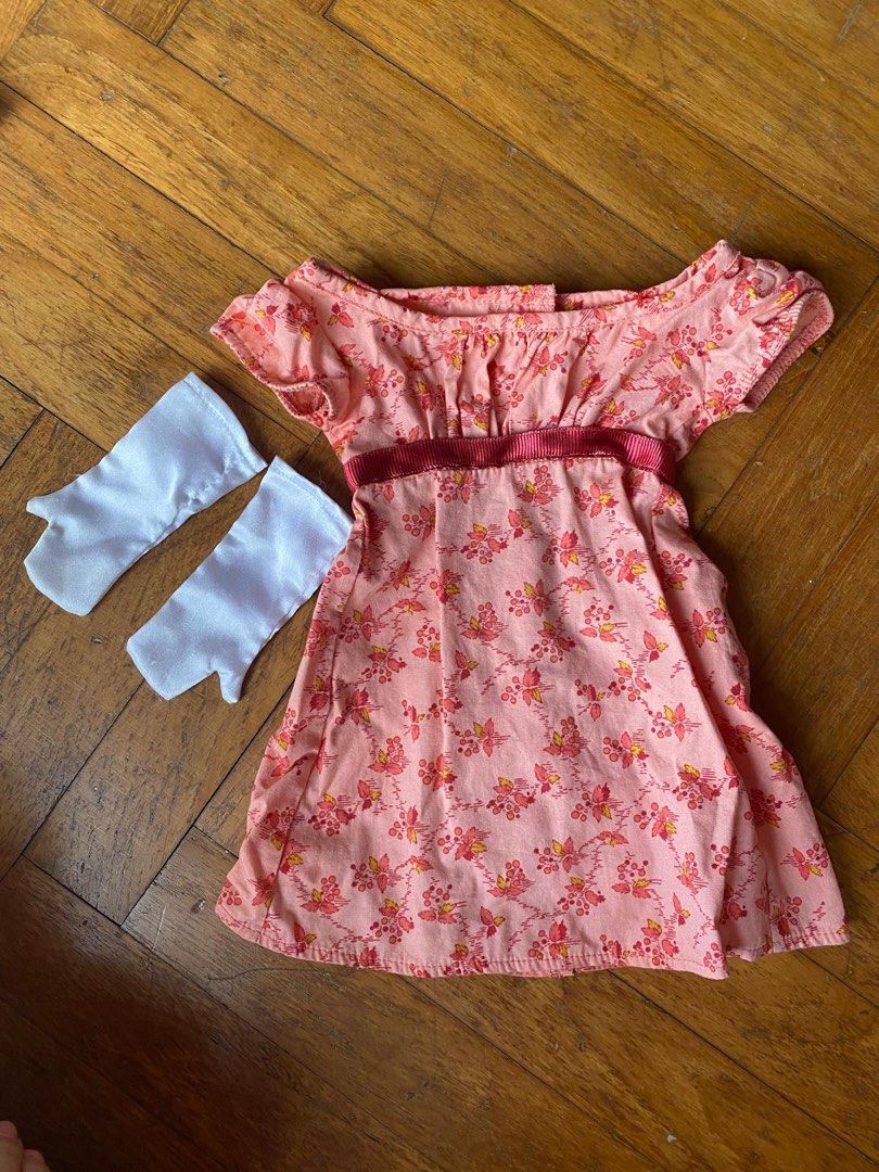American Girl Doll Outfit - Dress, Gloves, and Braid, Hobbies & Toys ...