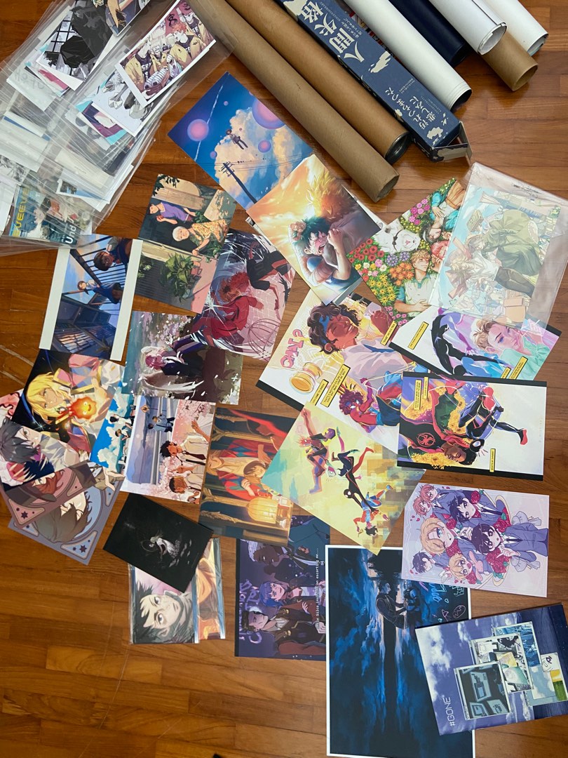 Anime prints netprints bsd bungou stray dogs jjk bnha spiderverse ...
