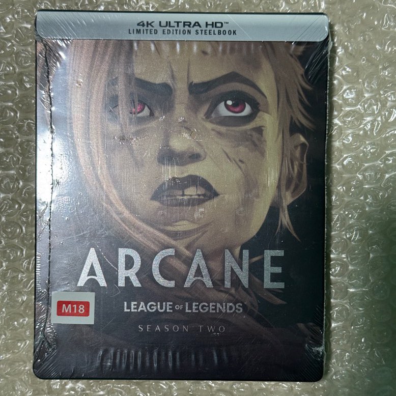 Arcane League of Legends Season Two 4K Blu ray Ultra HD Steelbook ...