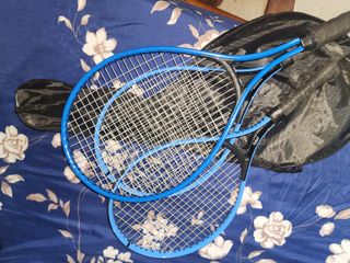 Artengo, Penn, & Ncode Tennis Rackets; 2 Yonex Raquetball Rackets ...