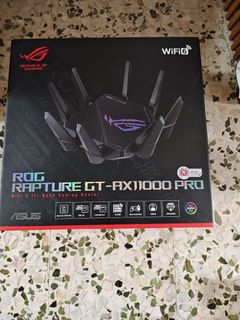 ASUS ROG Rapture GT-AX11000 Pro WiFi 6 Router, Computers & Tech, Parts ...