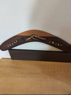 Australian Aboriginal Art Boomerang, Hobbies & Toys, Toys & Games on ...
