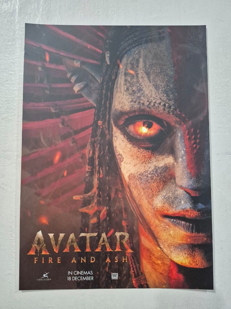 Avatar: Fire and Ash Movie Poster, Hobbies & Toys, Music & Media, CDs ...
