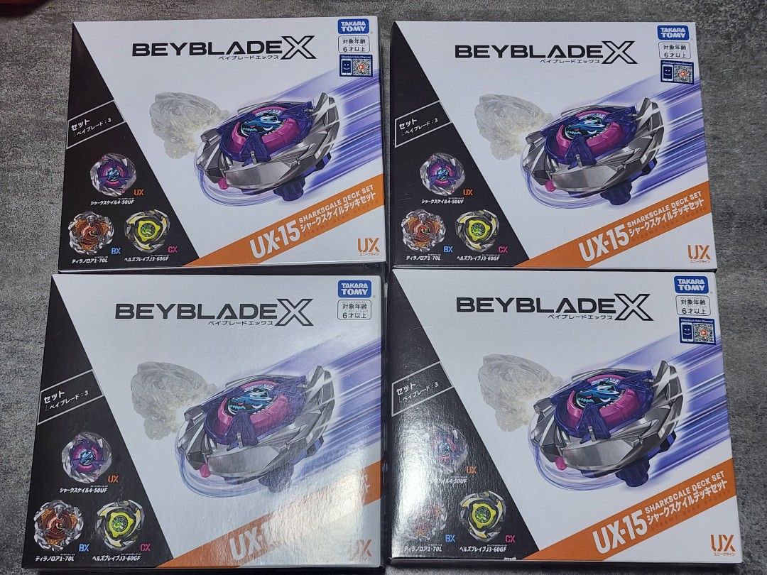 Beyblade X UX-15 Shark Scale Deck Set, Hobbies & Toys, Toys & Games on ...